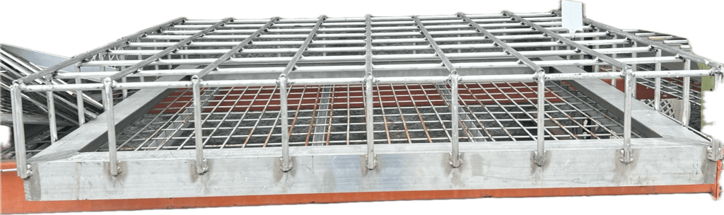 Aluminum Flat Raised 6" Trash Rack - Bame Welding